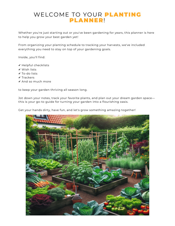 My Planting Planner