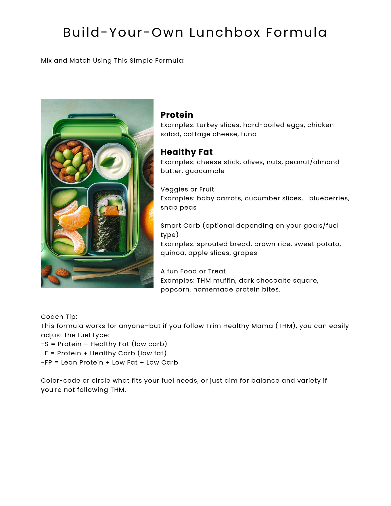 Build a Better Lunchbox