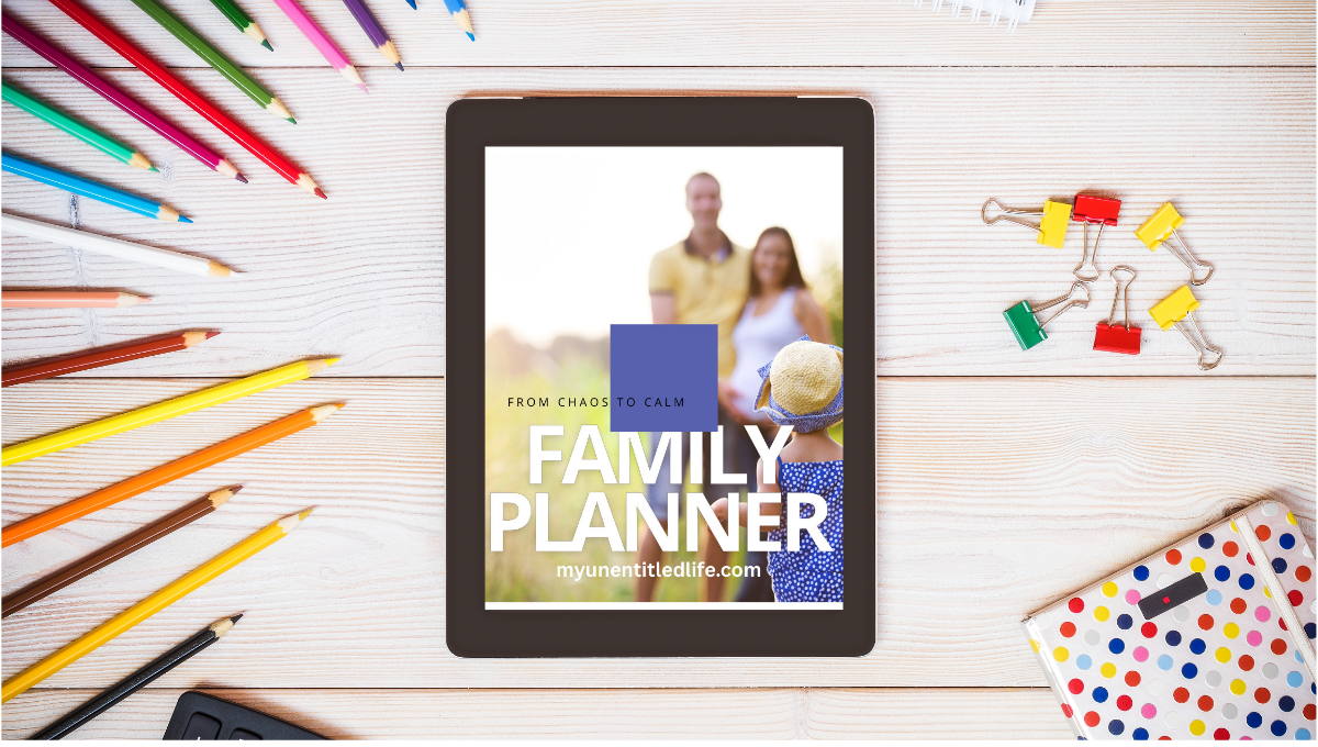 From Chaos to Calm family planner